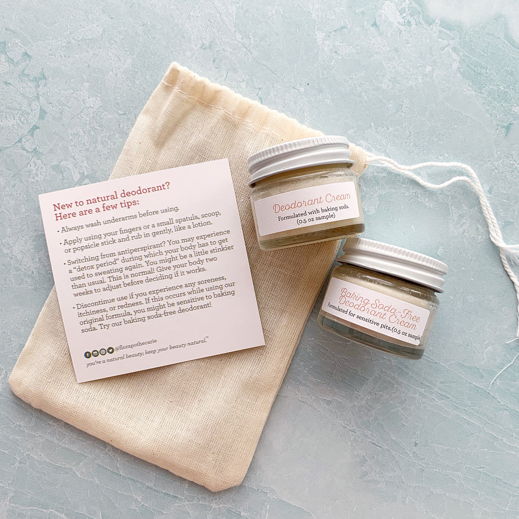 Deodorant Cream Sample Set – florapothecarie
